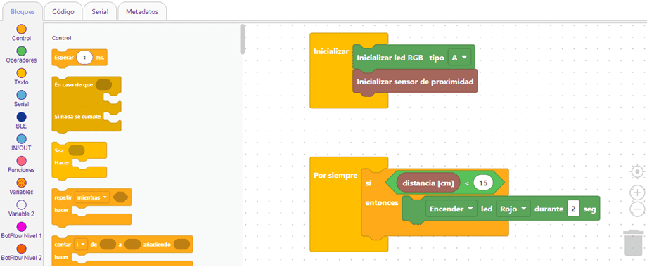 ¿Como seleccionar códigos ya creados y guardarlos?